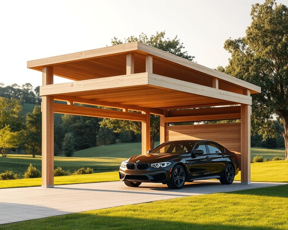 Caports aus Holz Gartenhaus-Blog