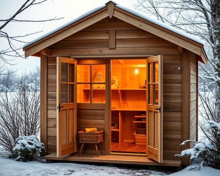Gartenhaus Winterfest Beheizbar